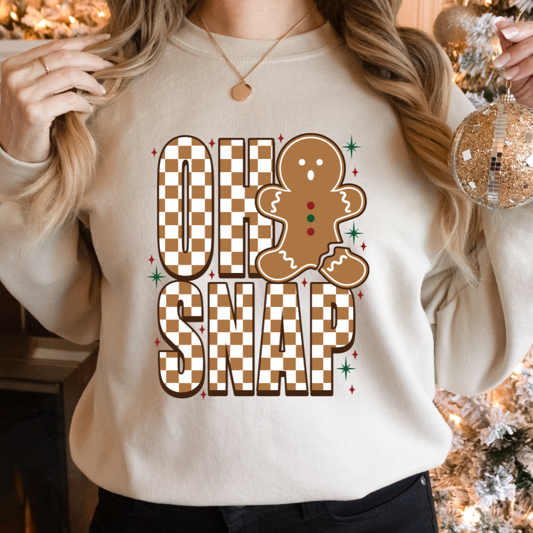 OH Snap Gingerbread man Sweatshirt – Forty One Threads